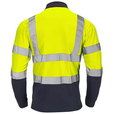 Hi Vis Long Sleeved Polo Two Tone Tyneside T Shirts