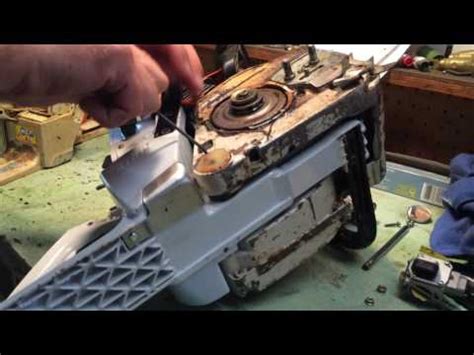 Stihl Chainsaw Gas Fuel Tank Replacement Carburetor Removal How To Repair Youtube