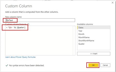 Create Calendar Table Using Power Query M Language