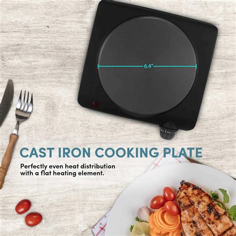 Elite Single Cast Electric Burner Hot Plate Home And Office Supplies On
