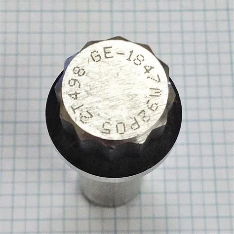 Dot Matrix Marking For Metal Parts Universal Marking Inc