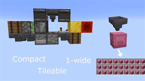 Compact Tileable Shulker Box Loader Minecraft Java 116 Youtube
