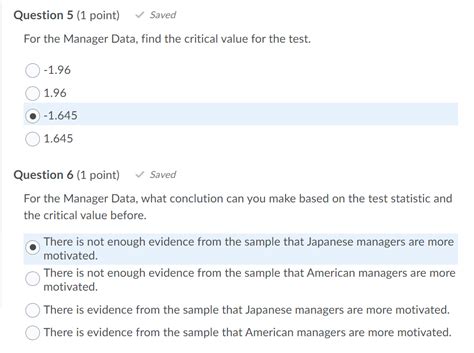 Solved Manager Data Manager Data Are Japanese Managers More