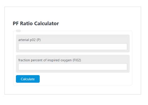 PF Ratio Calculator Calculator Academy