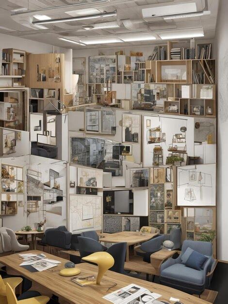 Cluttered Layouts In Interior Design Premium Ai Generated Image