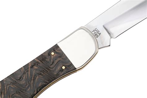 Case Folding Hunter Smooth Black Curly Oak Wood 14008 7165 Ss Pocket