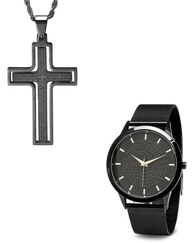 Black Anthony Jacobs Necklaces For Men Lyst