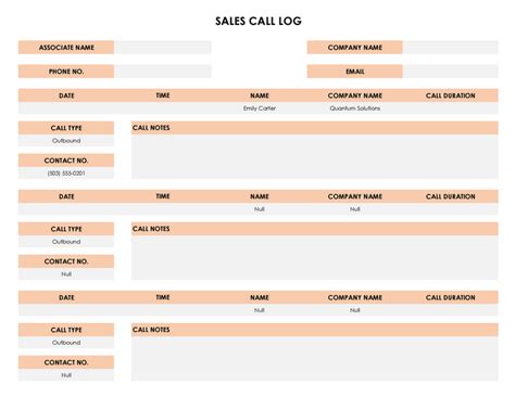 Customer Service Call Log Template For Excel Wordlayouts
