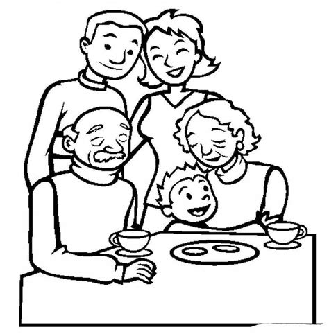 Картинка КАРТИНКИ РАСКРАСКИ СЕМЬЯ