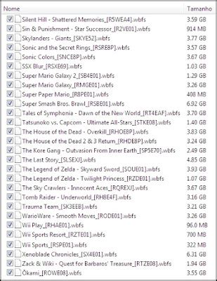 Wii Mod Brasil Top 100 Jogos Wii WBFS NTSC Torrent