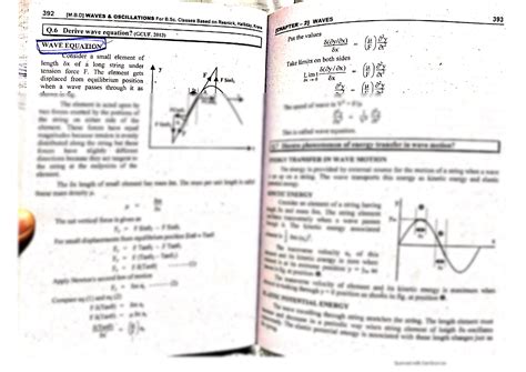 Solution Wave Equation Notes Studypool