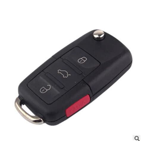 Folding Car Remote Flip Key Shell Case Fob For Volkswagen Vw Jetta Golf Passat Beetle Polo Bora