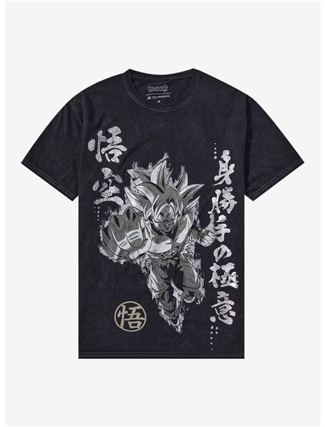 Dragon Ball Super Goku Foil Mineral Wash T Shirt Hot Topic