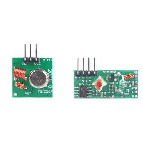 Mhz Wireless Rf Transmitter Receiver Burglar Alarm Module Shopee
