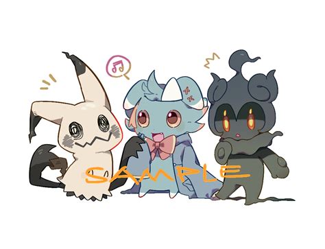 Mimikyu Espurr Marshadow And Marshadow Original And 1 More Drawn