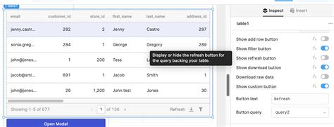 Let Me Decide Which Query Runs When A Tables Refresh Button Is Clicked