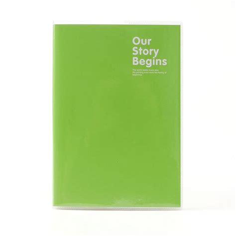 비긴스토리 투명 커버 유선 노트 A5 줄공책 그린 미니 홈플러스 택배배송