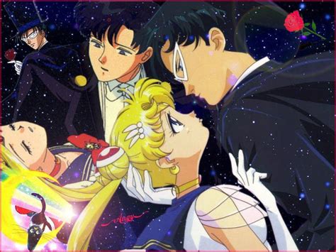 Sailor Moon And Tuxedo Mask Wallpapers Top Free Sailor Moon And