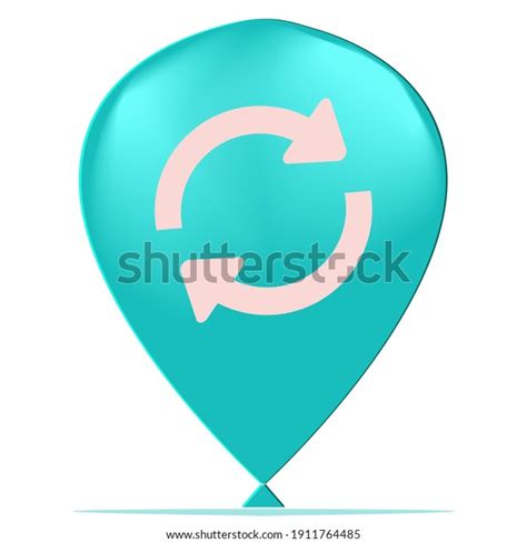 Cartoon Double Refresh Button Game Gui Stock Vector Royalty Free