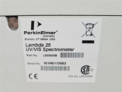Perkin Elmer Lambda 25 Uv Vis Spectrometer Lab Spares Repairs