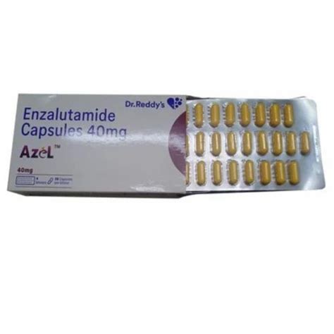 Azel 40mg Capsules Enzalutamide 40mg Capsules Drreddys Drreddy