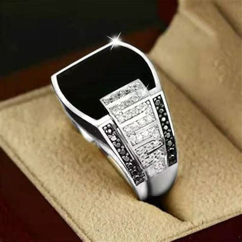 Vintage Rectangular Geometry Ring Zalika Women
