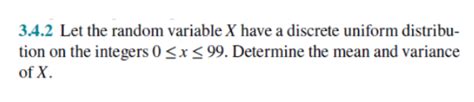 solved 3 4 2 let the random variable x have a discrete