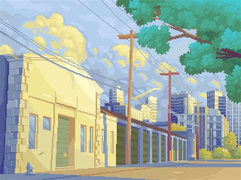 The Art Showcase Pixel Art Landscape Cool Pixel Art Pixel Art Design