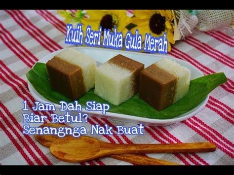 Cara Membuat Kuih Seri Muka Gula Merah Anthony Hancock