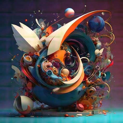 Premium Photo Experiment With Creating A Harmonious Composition From