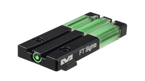 Meprolight Ft Bullseye Fiber Optic Tritium Reflex Pistol Sight For