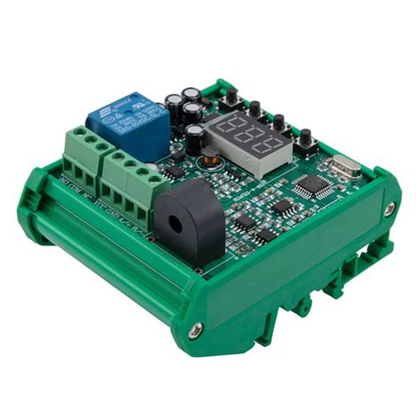Ac Current Sensor With Display And Overcurrent Protection Range Ac 0 10a Rs485 Relay Output