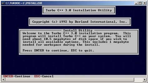 free download turbo c complirer and installtion guide procedure
