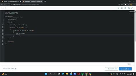 Indivisible Starter 72 Contest Codechef Solution Youtube
