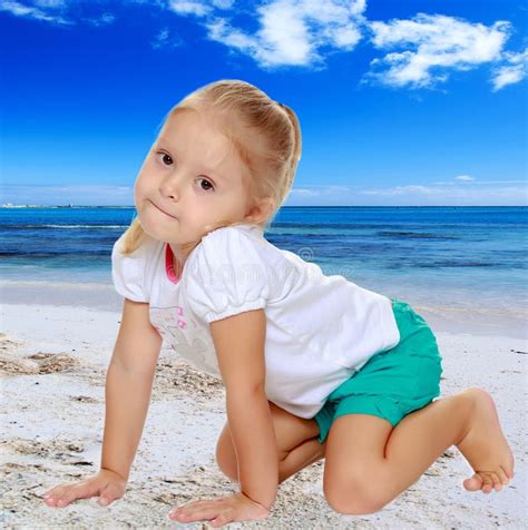 The Girl Is On All Fours Stock Image Image Of Person 76918917