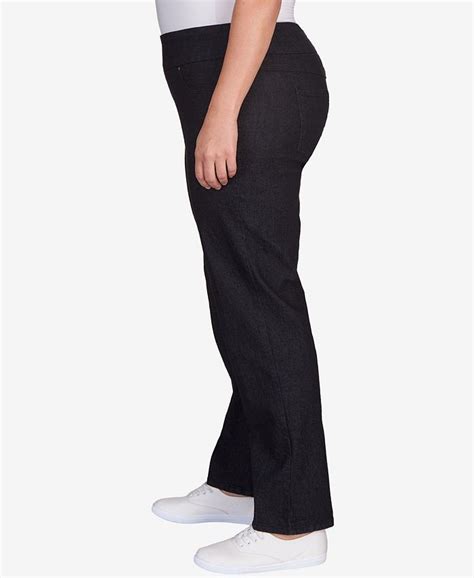 Ruby Rd Plus Size Pull On Denim Pants Macys