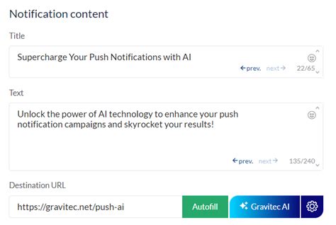 revolutionize your push campaigns with gravitec ai push notifications