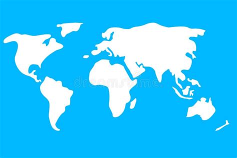 Colorful World Map Stock Vector Illustration Of America 143328457