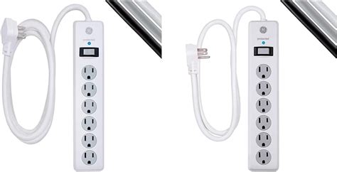 Ge 33658 Protector De Sobretensiones De 6 Salidas Y Protector De