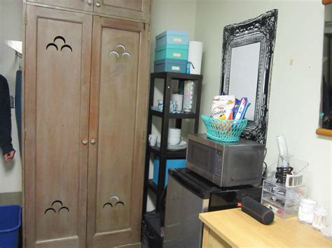 Hansee Hall Dorm Room Storage Tower And Mini Fridge Setup Hidden