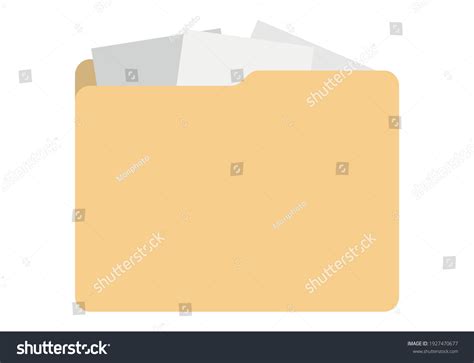 Operating System Folder Icon White Background Stock Vector Royalty Free Shutterstock