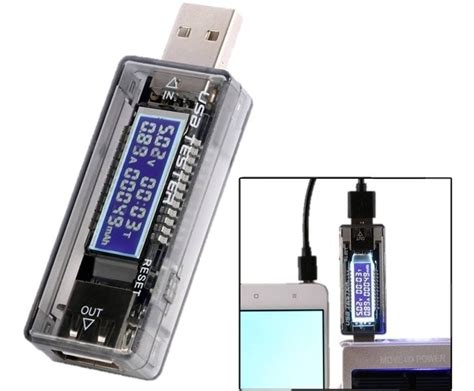 Teste Testador De Porta Usb Medidor De Voltagem E Corrente