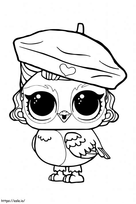 Lol Pet Owl Angel Coloring Page