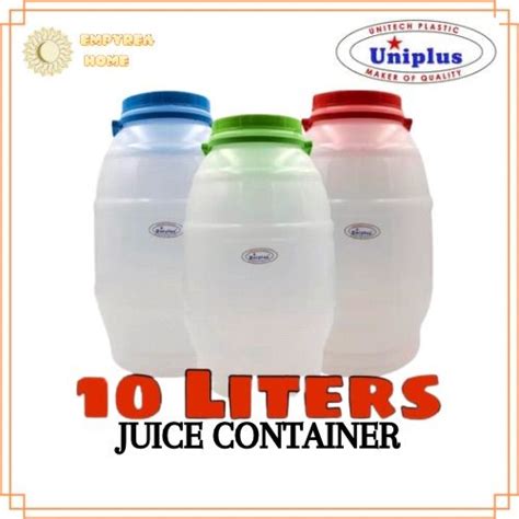 10l Uniplus Juice Container Buko Juice Container Gulaman Container Water Container