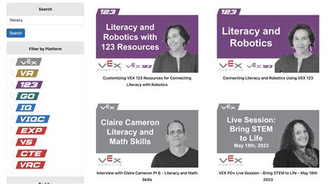 Overview VEX PD Video Library VEX Library