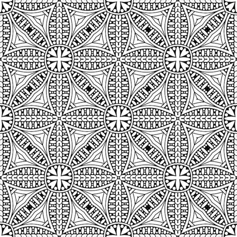Premium Vector Decorative Geometric Tile Seamless Pattern