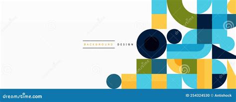 Modern Geometric Design Templates Stock Vector Illustration Of