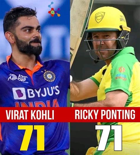 Virat Kohli And Ricky Ponting Centuries In Cricket Data Trailers In