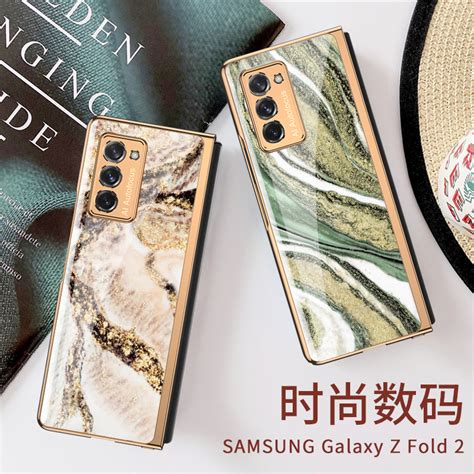 适用三星w21手机壳galaxy Fold2折叠全包5g保护套galaxyfold玻璃f9160潮牌w2021防摔zfold2超薄f9000
