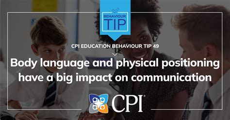Cpi Behaviour Tip For Educators Cpi Crisis Prevention Institute International Posted On The